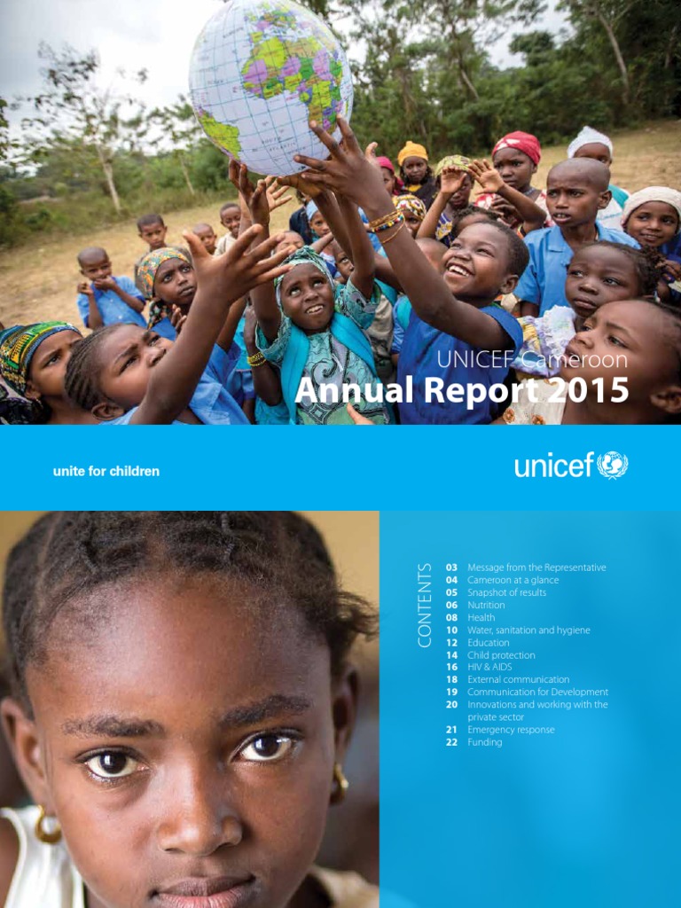 UNICEF Cameroon 2015 Annual Report | PDF | Malnutrition | Unicef
