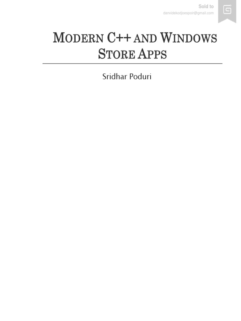 Modern CPP and Windows Store Apps PDF | Download Free PDF | Extensible ...