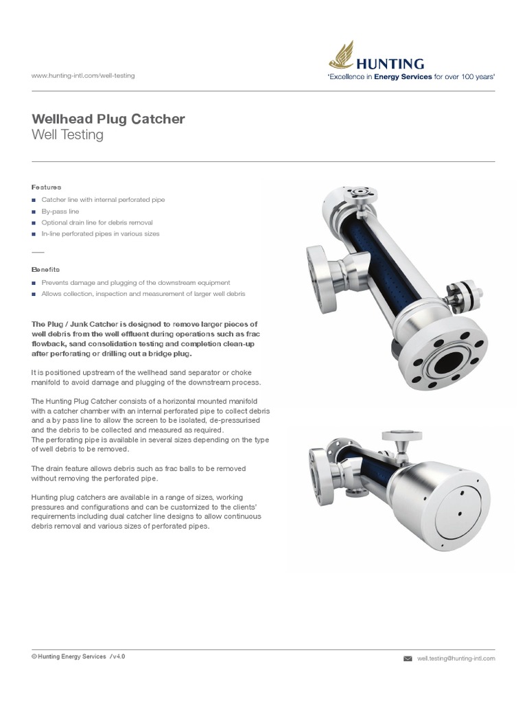 Wellhead Plug Catcher (WPC) | Download Free PDF | Pipe (Fluid ...