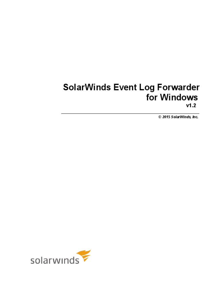 Log Forwarder | PDF | Microsoft Windows | Installation (Computer Programs)