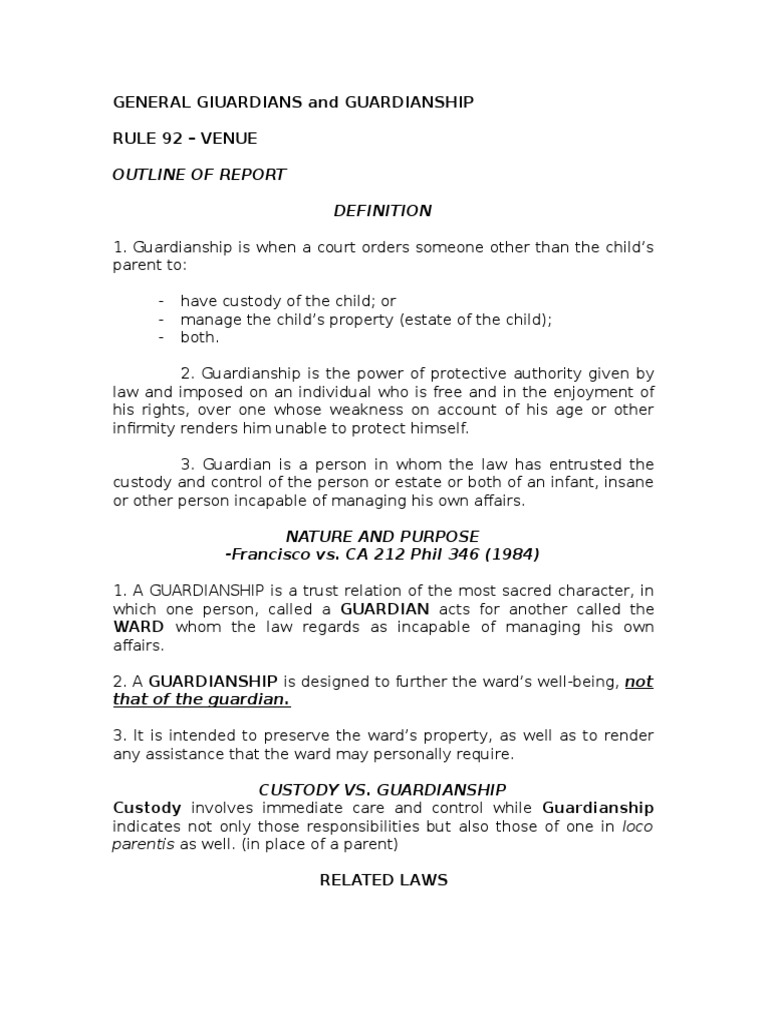 General Giuardians and Guardianship | PDF | Legal Guardian | Common Law General Giuardians and Guardianship | PDF | Legal Guardian | Common Law