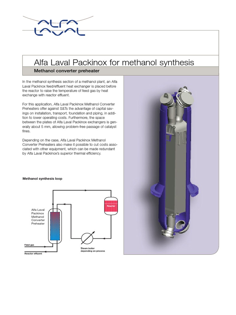Methanol Converter Preheater Benefits | PDF