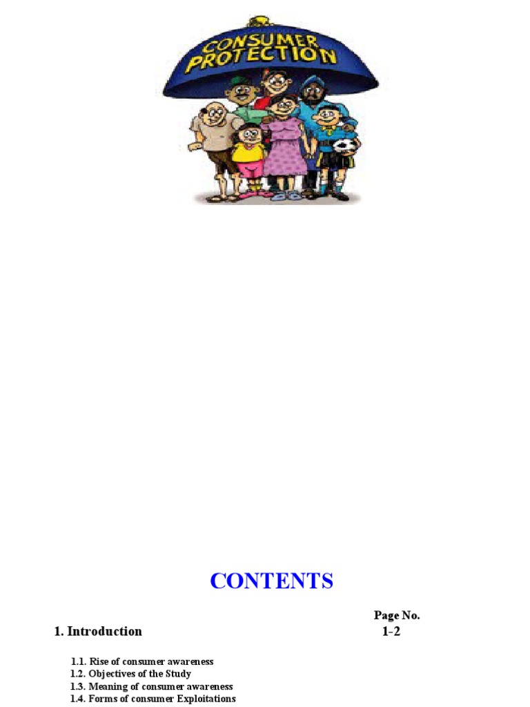 Report On Consumer Awareness | PDF | Consumer Protection | Sampling ...