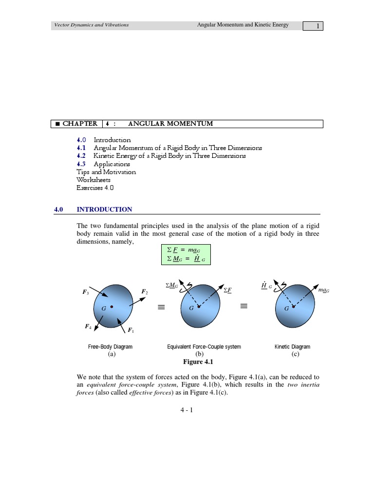 Angular Momentum and Kinetic Energy | Angular Momentum | Momentum