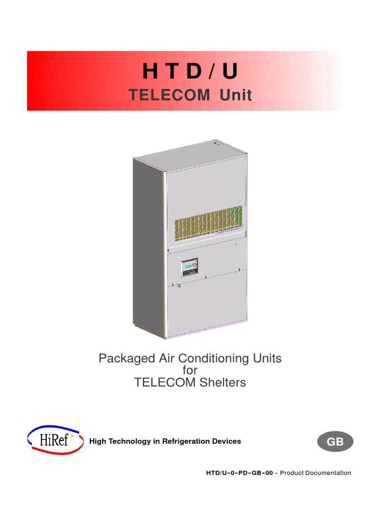 Internal Shelter Units HTD | PDF | Mechanical Fan | Air Conditioning