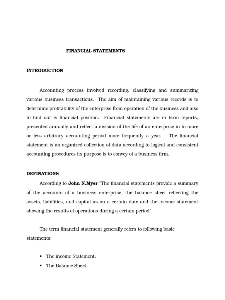 Financial Performance Analysis | PDF | Financial Statement | Income ...