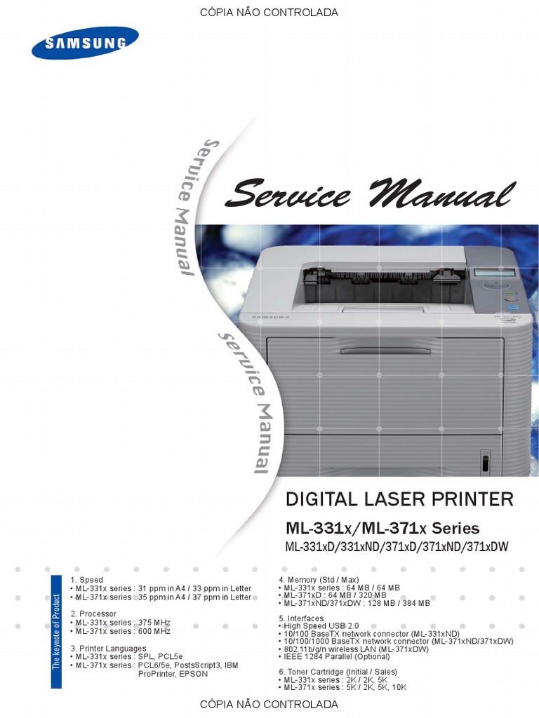 Service ML-331x 371x | PDF | Electrostatic Discharge | Ac Power Plugs ...
