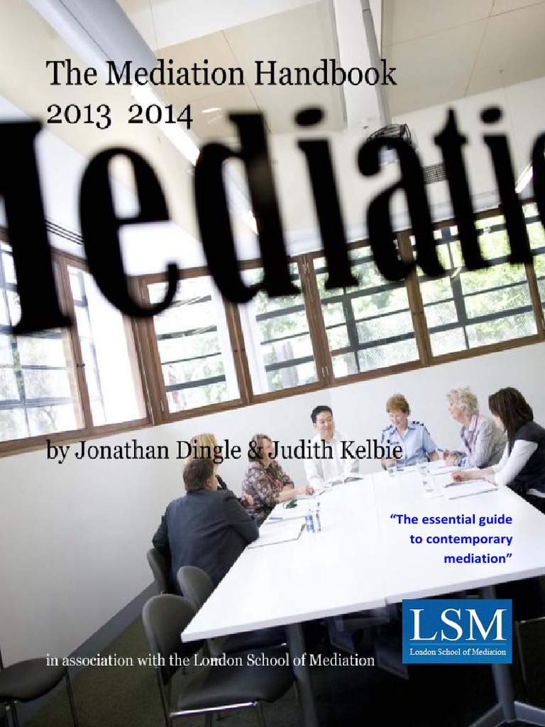 Mediation Handbook | PDF | Mediation | Alternative Dispute Resolution
