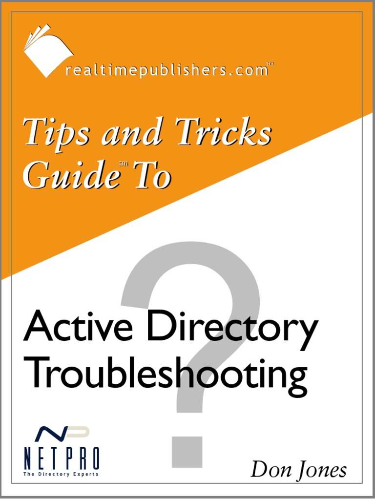 Active Directory TroubleShooting PDF | PDF | Port (Computer Networking ...