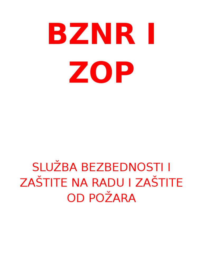 BZNR I Zop | PDF