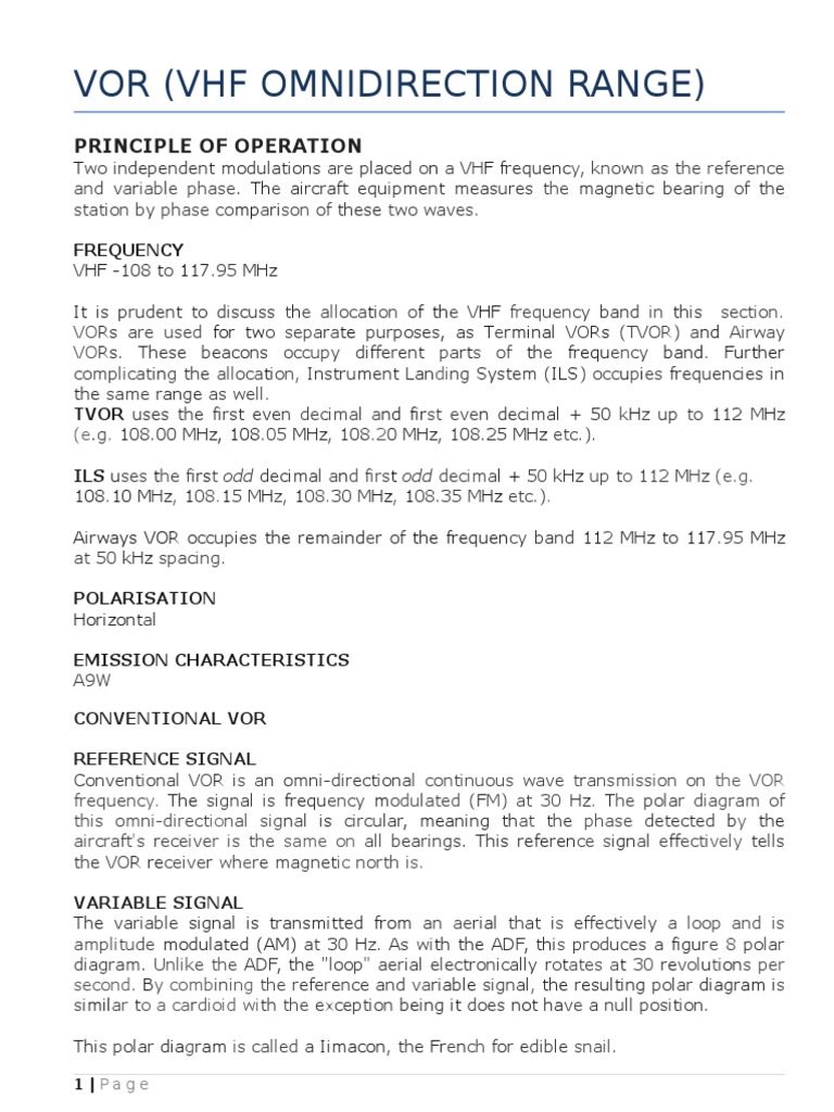 Vor | PDF | Antenna (Radio) | Wireless