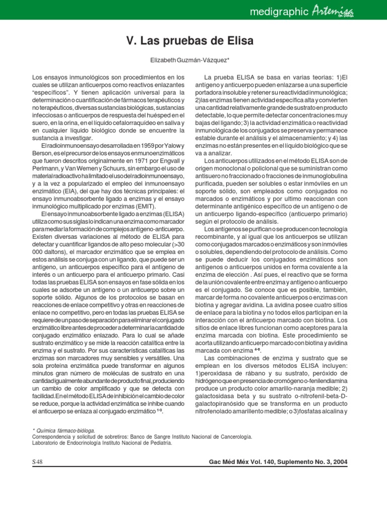 Fundamentos Elisa | PDF | Elisa | Anticuerpo