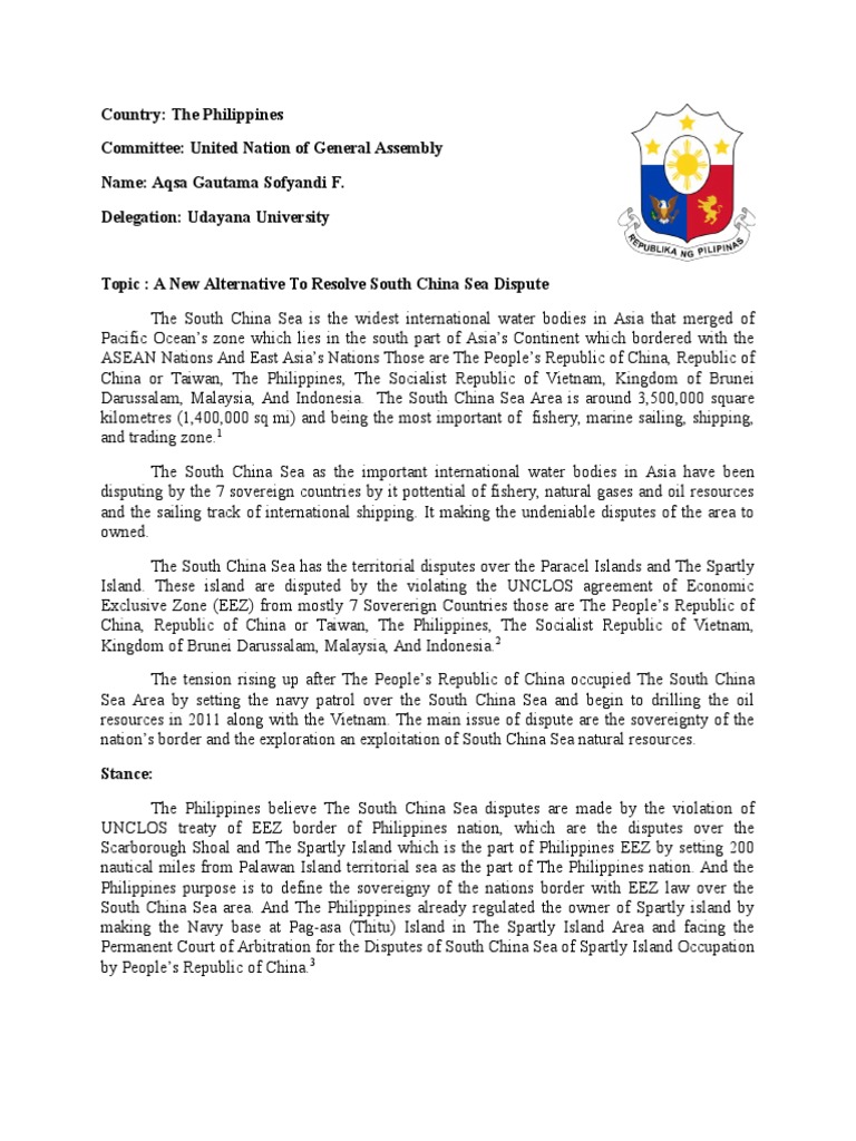 Aqsa PosPap Philippines AYGF 2016 | PDF | South China Sea | Exclusive ...