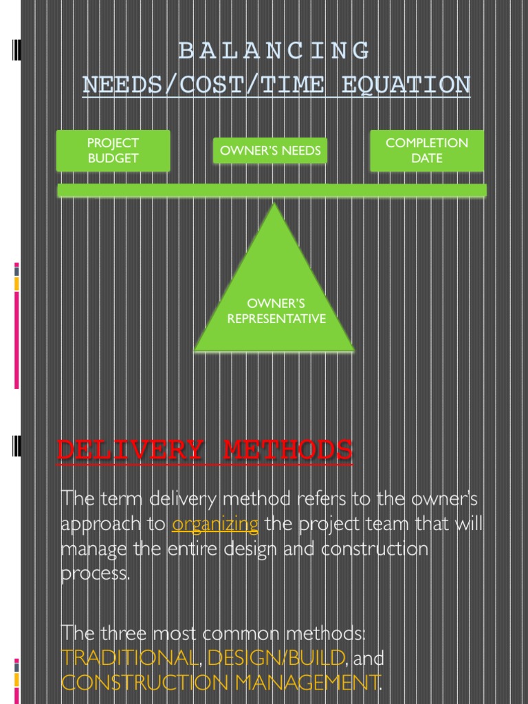 Project Delivery Methods - Case Study | PDF