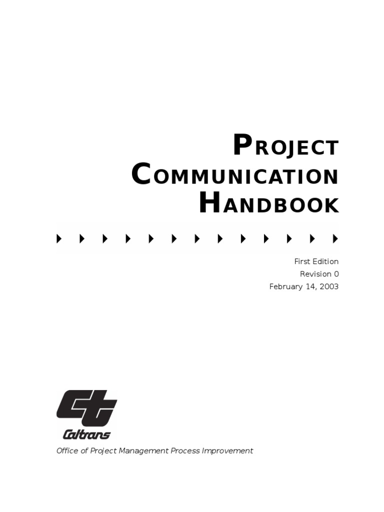 Project Communication Handbook | PDF | Project Management | Business