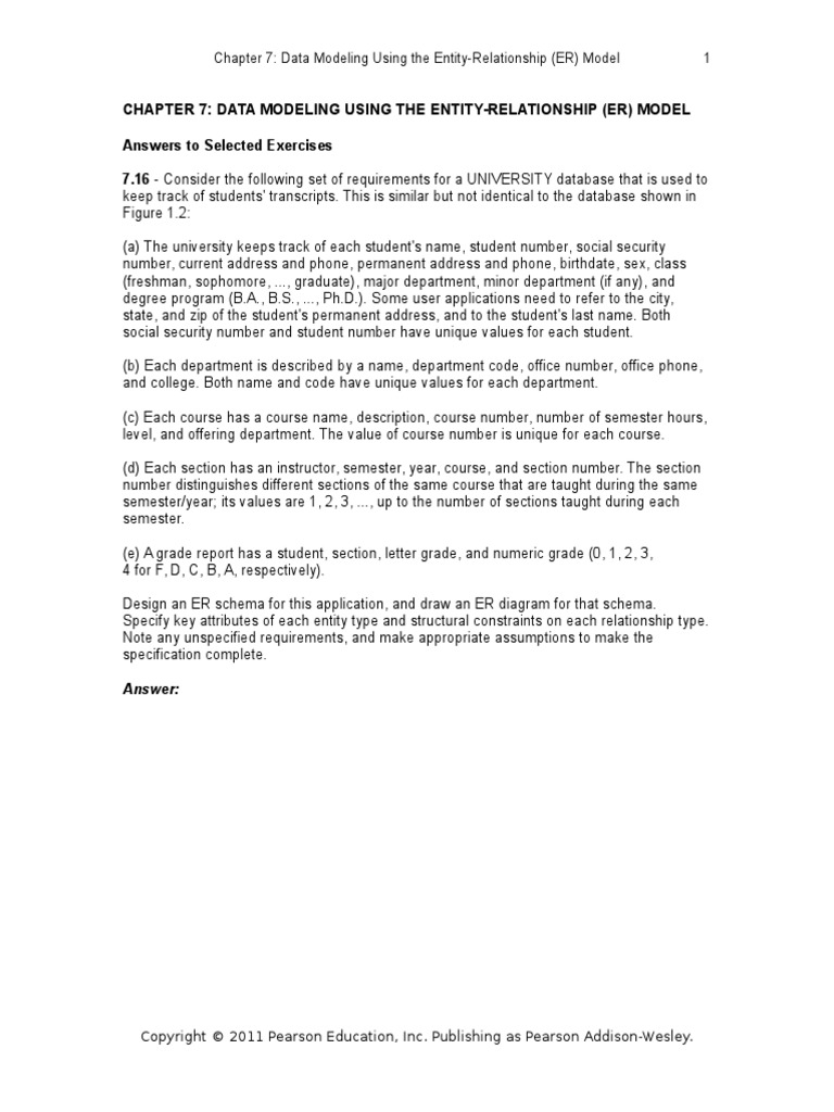 Elmasri 6e - ISM 07 | PDF | Conceptual Model | Data Model