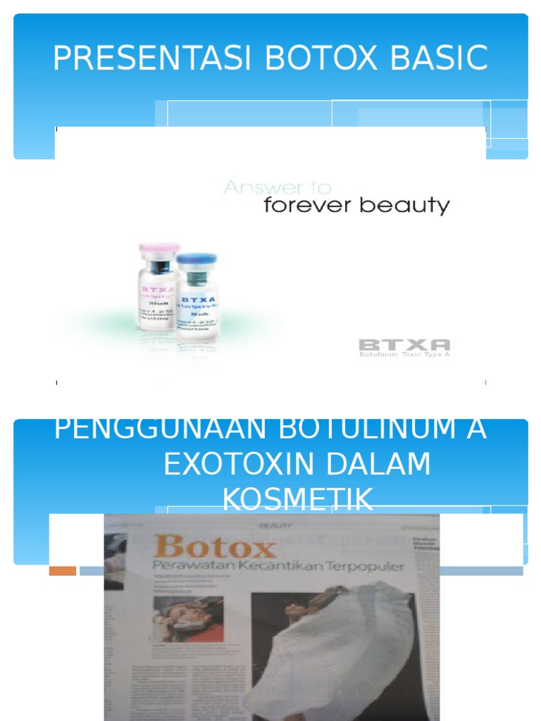 Presentasi Botox Basic Course-Lanzox | PDF