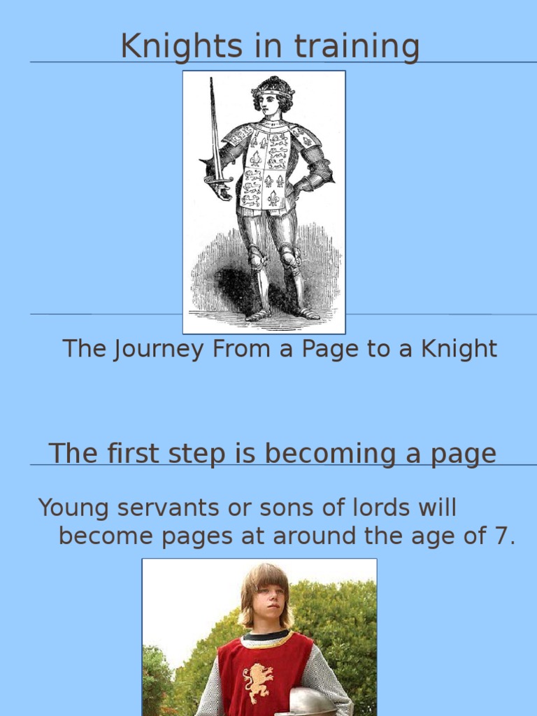 Stages of Becoming a Knight | PDF | Home & Garden