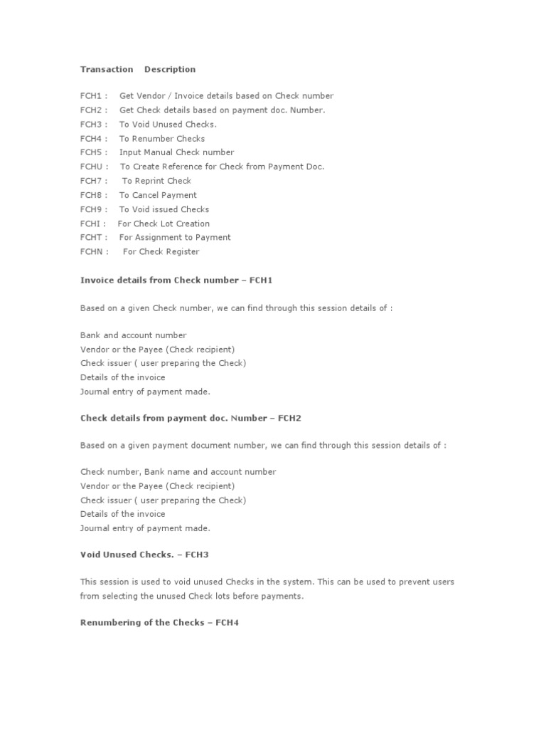 Bank Related Transaction Code | PDF | Cheque | Payments