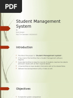 SRS of student result management system | User (Computing) | Databases