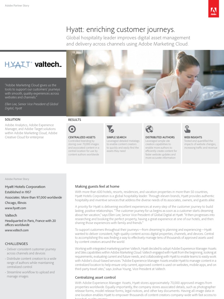 Hyatt Case Study | Download Free PDF | Analytics | Adobe Systems