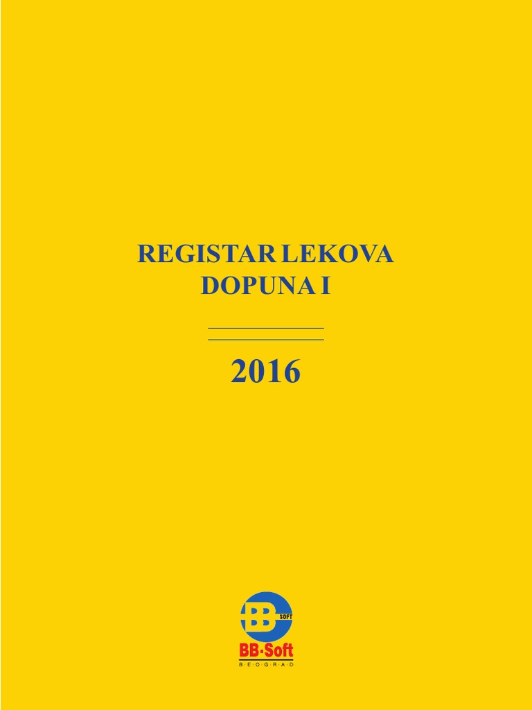 Dopuna I 2016 | PDF