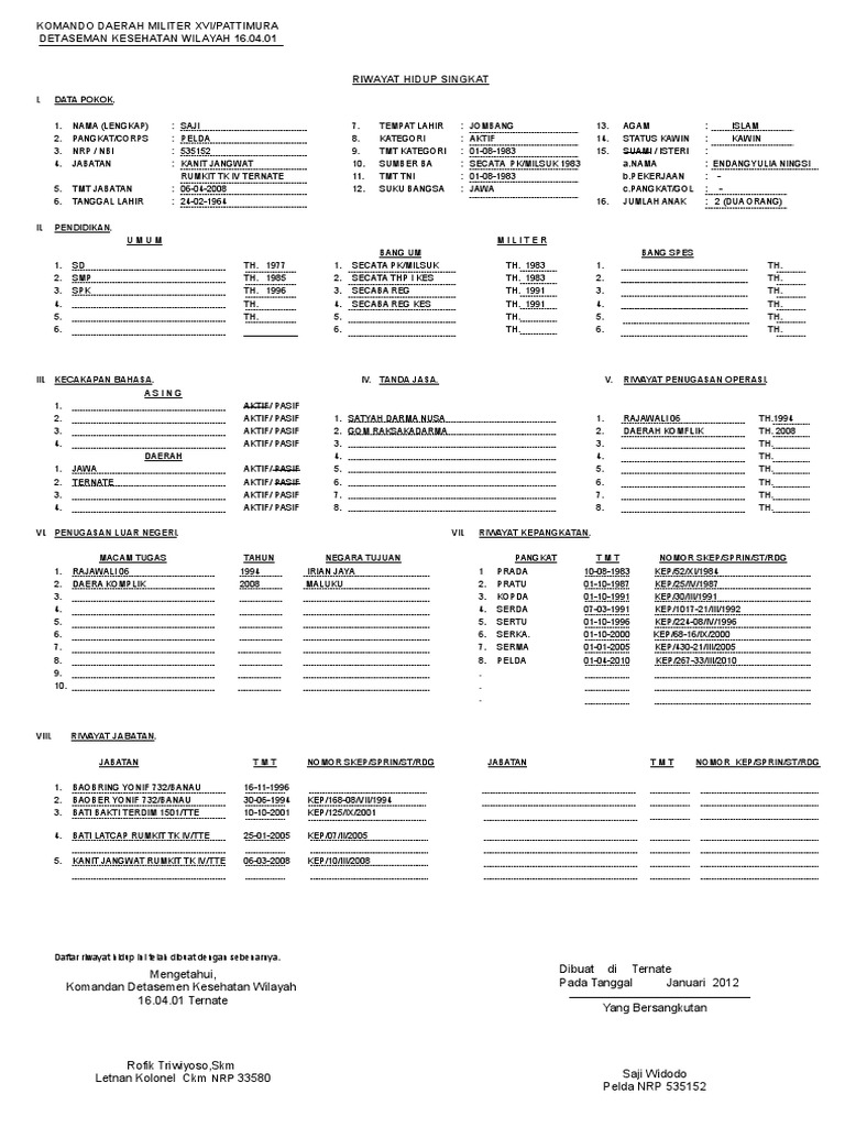 Contoh Format RH | PDF | Sains & Matematika | Sejarah