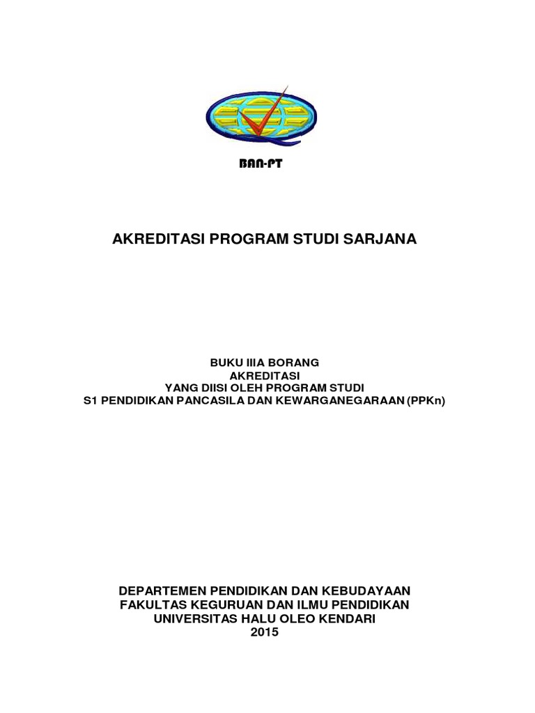 Borang Akreditasi PKN Ok PDF | PDF
