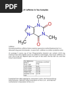 Chemistry Investigatory Project: Acidity in Tea Leaves | PDF