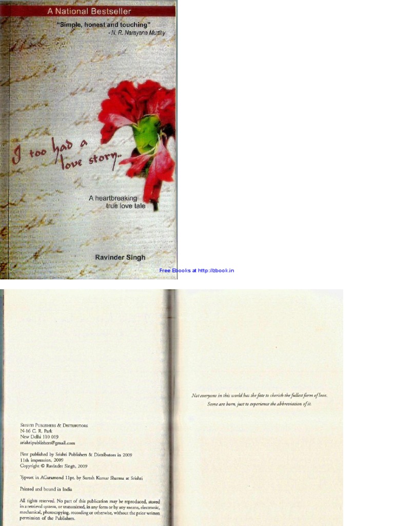I Too Had A Love Story-Ravinder Singh | PDF
