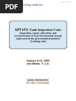 API 653 Tank Inspection | PDF
