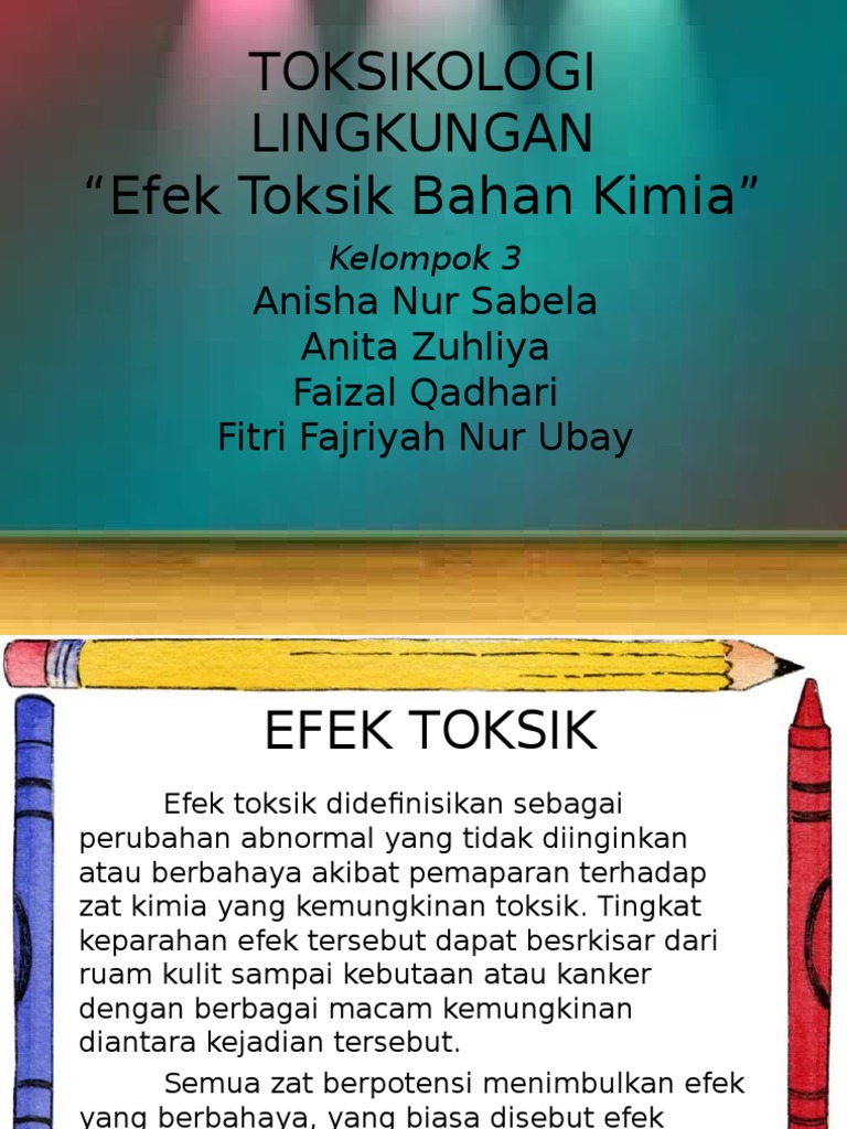 Efek Toksik Kel.3 | PDF