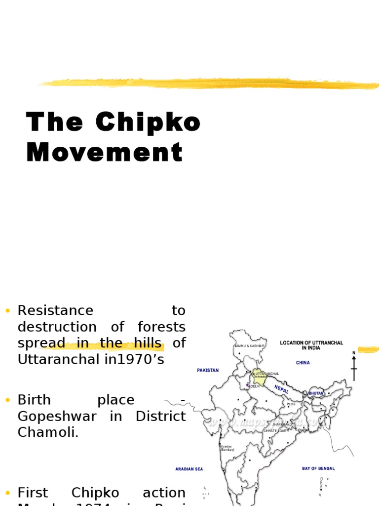 Chipko Movement: Key Facts and Impact | PDF | Ecology | Habitat