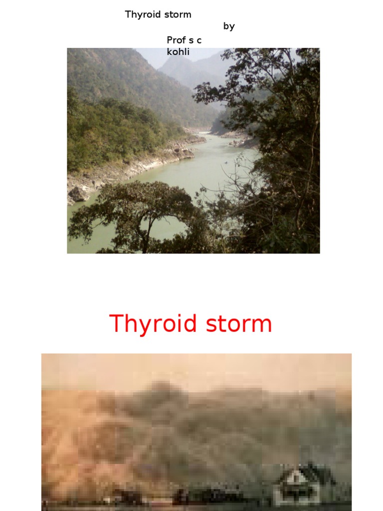 Thyroid Storm | PDF | Hyperthyroidism | Diseases And Disorders