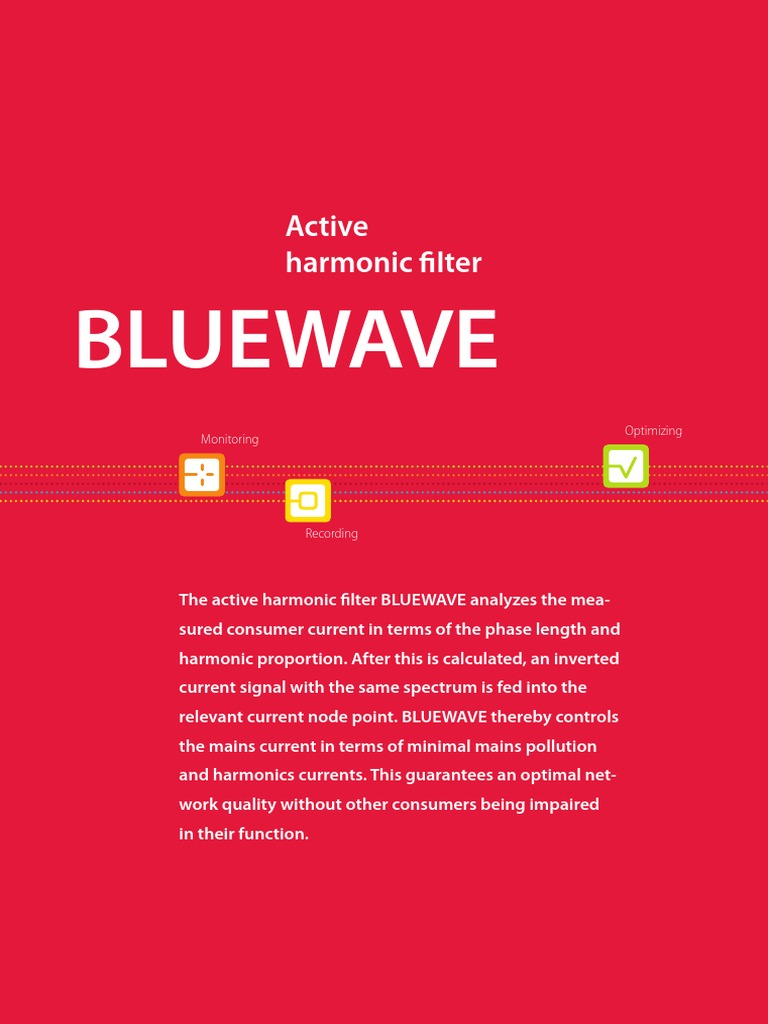BLUEWAVE Active Harmonic Filter Guide | PDF | Power Electronics | Computer Network