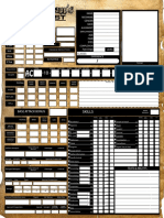 Rifts Character Sheet Fillable | PDF | Role Playing Games | Leisure