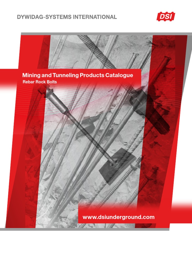 DSI Underground Systems Rebar Rock Bolts US 01 | PDF | Screw | Industries