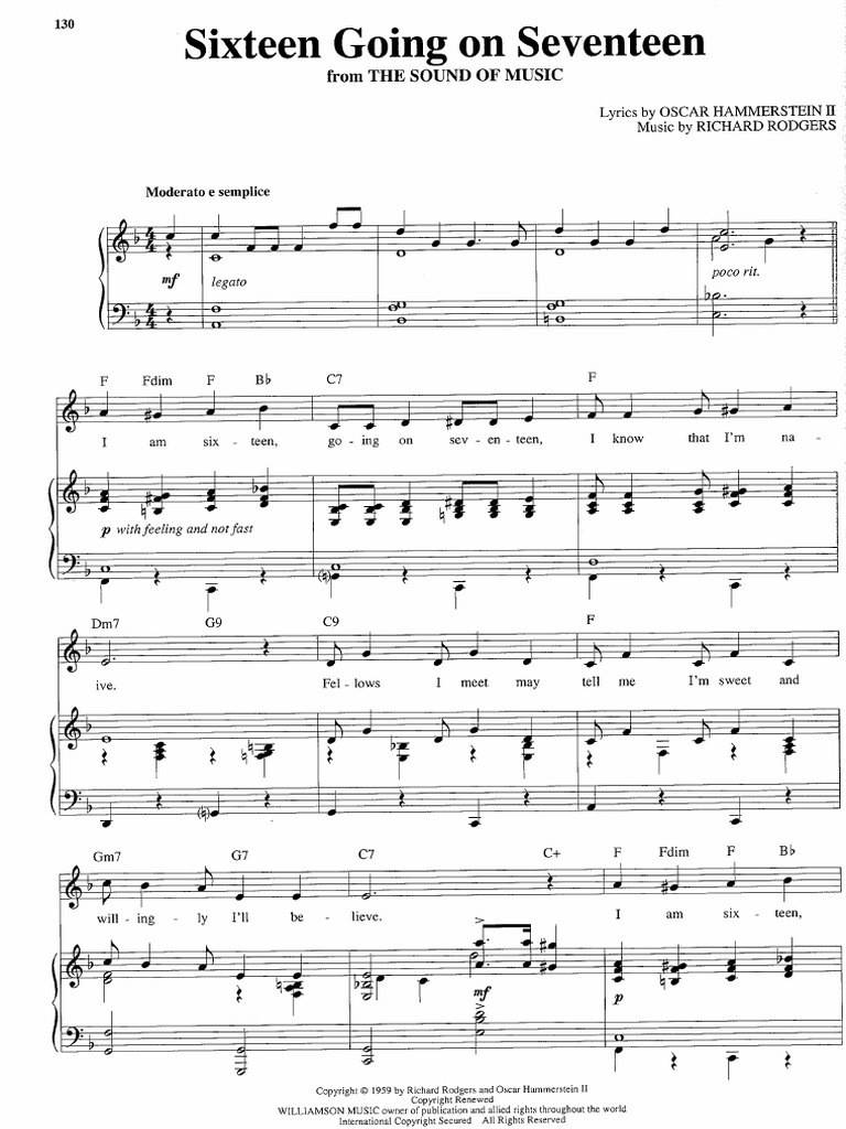 16 Going On 17 Solo Version | PDF