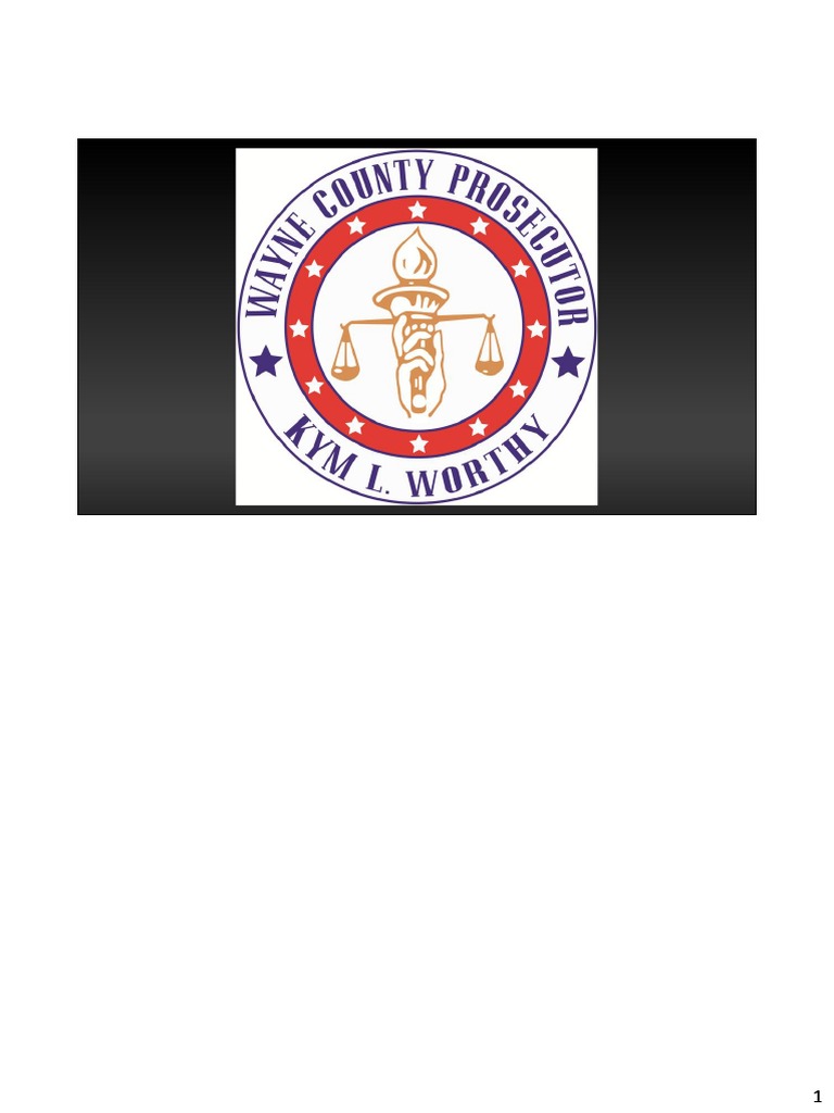 Devontae Sanford Case From Wayne County Prosecutor's Office | PDF ...