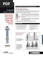 Dyna Bolt Technical Data | PDF | Screw | Building Engineering