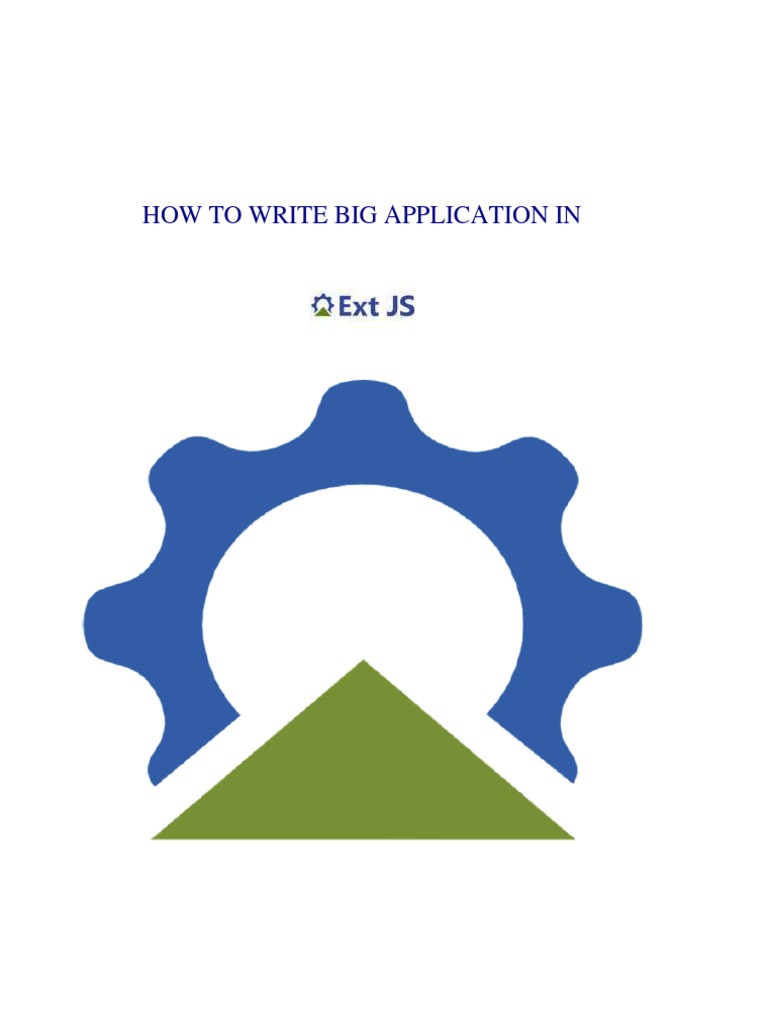 How To Write Big Application In Extjs Pdf Java Script Ext Js