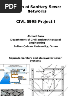 Example Sewerage Design Calculation | PDF | Sanitary Sewer | Sewage ...