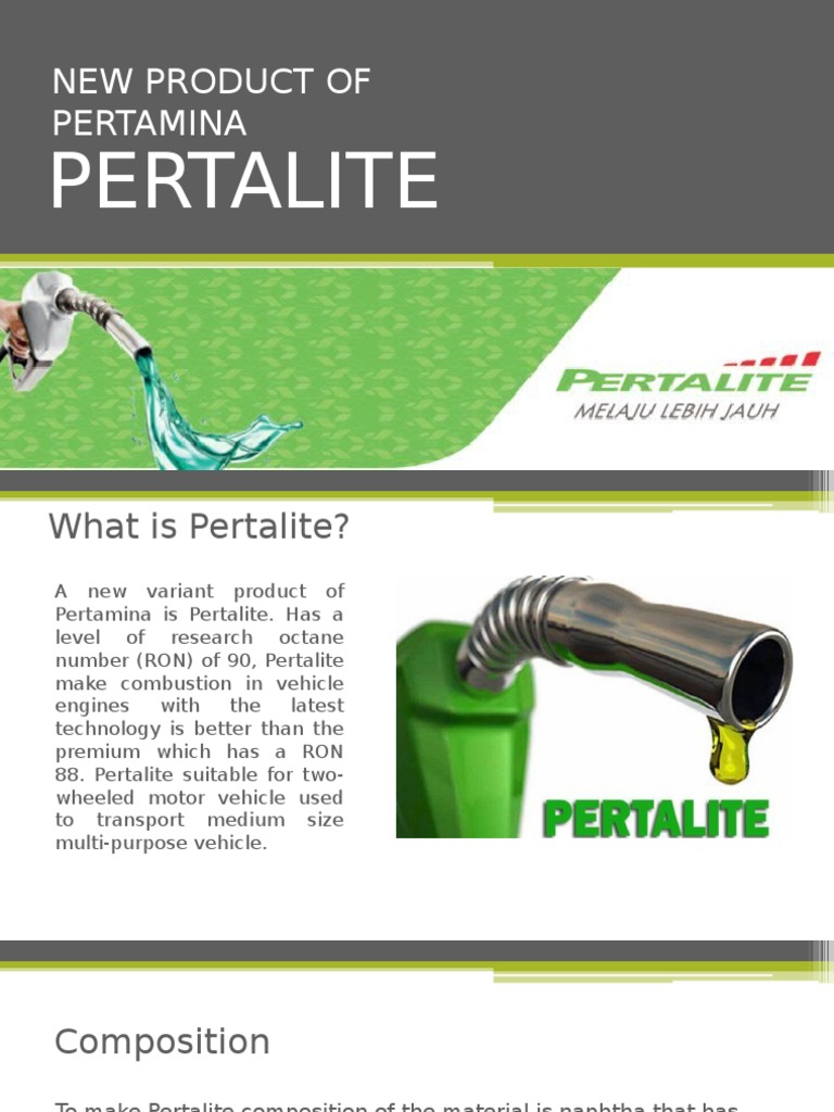 New Product of Pertamina: Pertalite | PDF