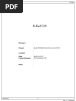 Lift and Escalator Motor Sizing | PDF | Elevator | Power (Physics)