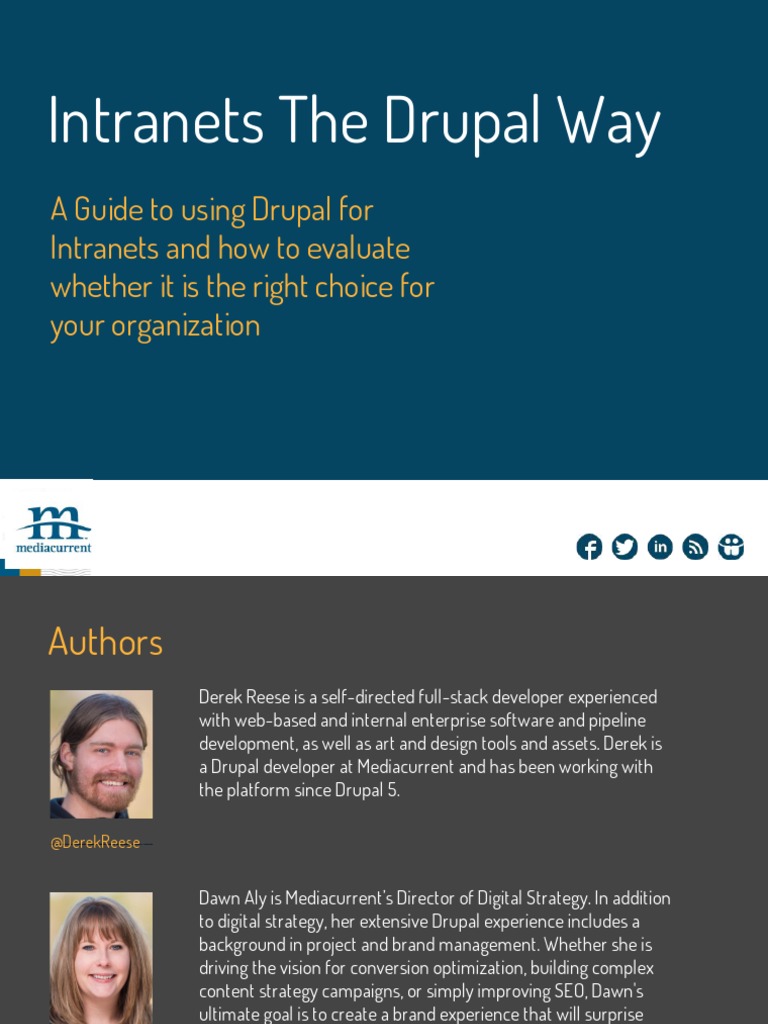 Drupal For Intranets | PDF | Drupal | Accessibility