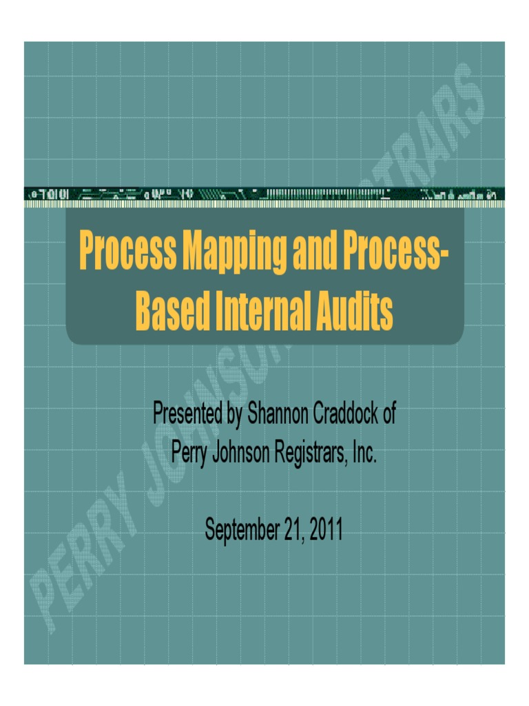 Process Mapping and Process-Based Internal Audits | PDF | Internal Audit | Performance Indicator