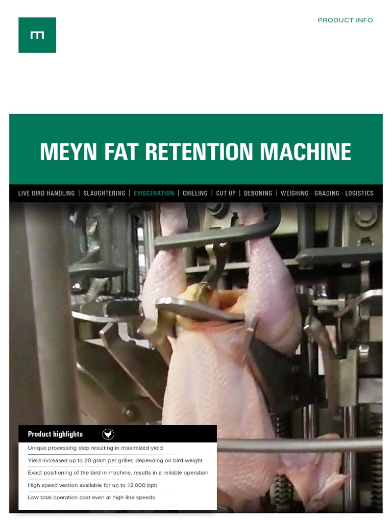 Fat Retention Machine Productleaflet Web | PDF | Nature