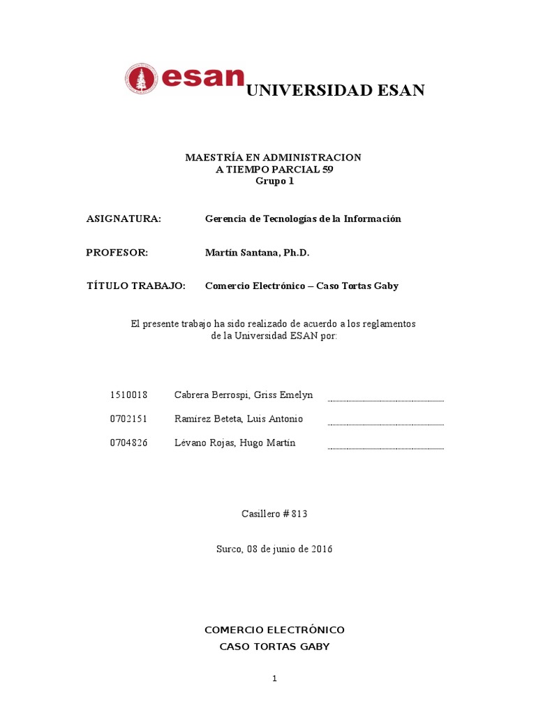 Caso Tortas Gaby Final | PDF | Publicidad | Aplicación movil