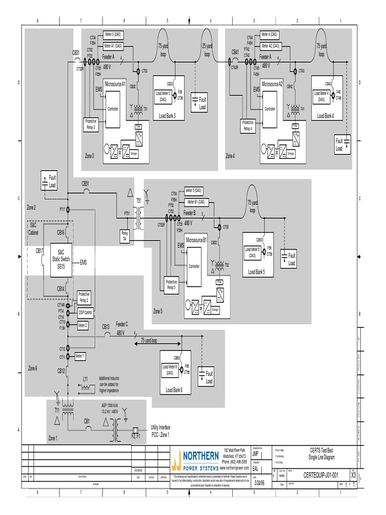 Single Line Diagram for Utility Interface | PDF