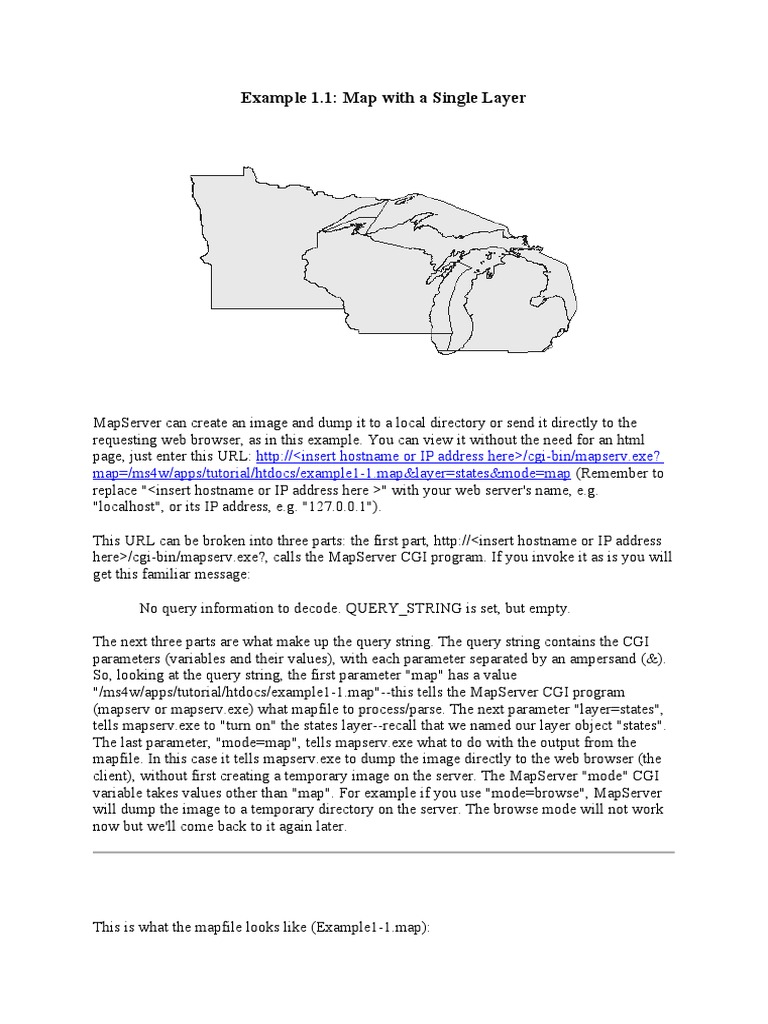 Example 1.1: Map With A Single Layer: Map /ms4w/apps/tutorial/htdocs ...